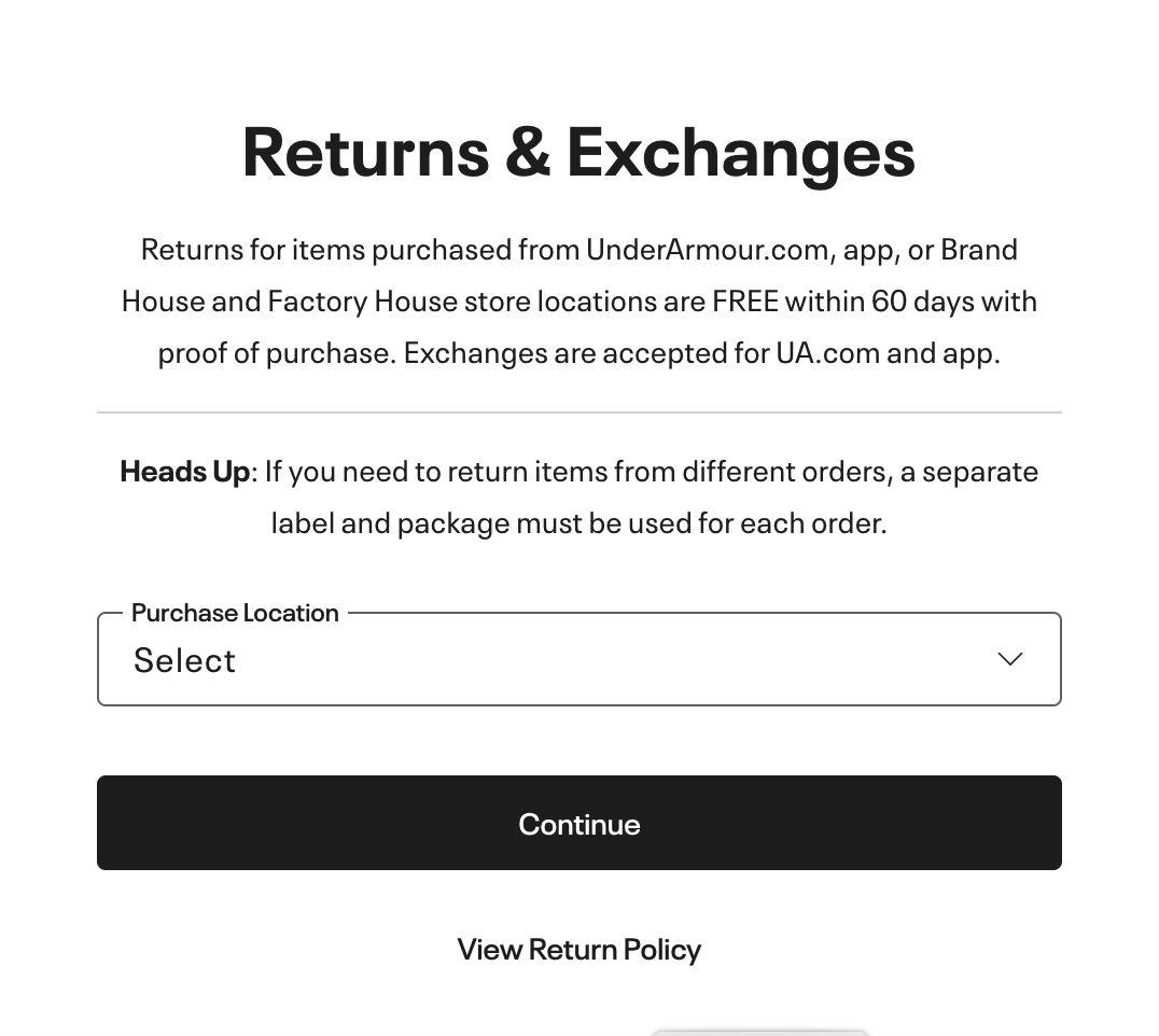 Under Armour Return Policy: Everything You Need to Know - Zippy Returns